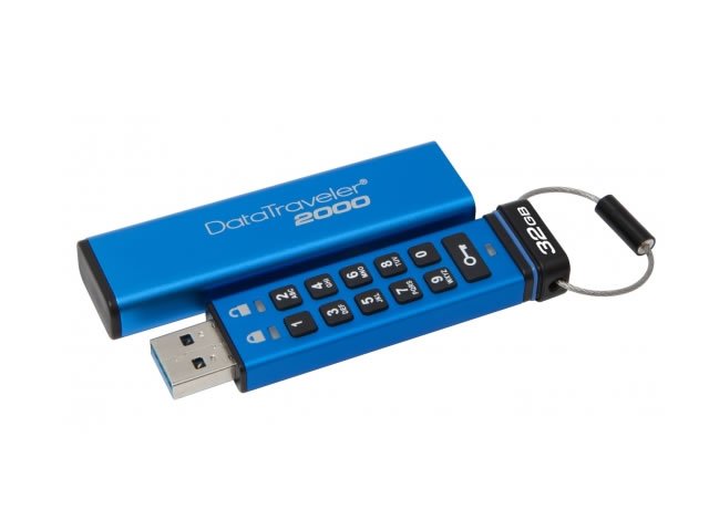 Kingston DT2000/32GB DataTraveler 2000 DataTraveler 2000 32GB キーパッド付き暗号 ...