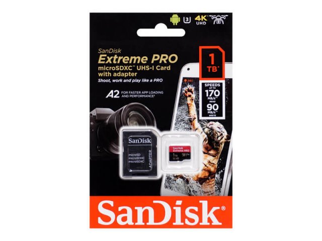 SanDisk SDSQXCZ-1T00-GN6MA ExtremePro MicroSDXCカード 1TB [並行輸入海外パッケージ品] - 製品詳細 | パソコンSHOPアーク（ark）