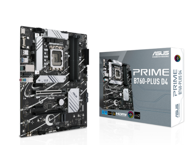 ASUS PRIME B760-PLUS D4 インテル 700シリーズ LGA1700対応 intel B760チップセット搭載ATXマザーボード - 製品詳細 | パソコンSHOPアーク（ark）