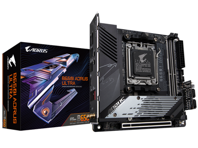 GIGABYTE B650I AORUS ULTRA (rev. 1.0) AMD 600シリーズ Socket AM5対応 AMD B650 ...
