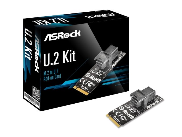 ASRock U.2 Kit M.2 to U.2 Add-on Card - 製品詳細 | パソコンSHOPアーク（ark）