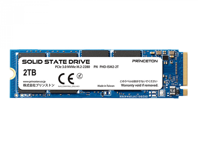 Princeton EPHD-ISM2-2T EPHD-ISM2 M.2 2280 PCIe NVMe Gen 3.0 x4 インタフェース ...
