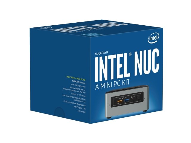 intel NUC Kit NUC6CAYH (BOXNUC6CAYH) intel Next Unit of Computing Intel® Celeron® J3455 プロセッサー搭載 ...