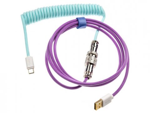 商品レビュー詳細 | DUCKY CHANNEL Ducky Premicord Custom Coiled USB Cable Frozen ...