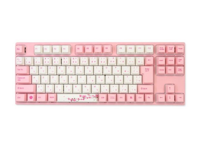 Varmilo Varmilo 92 Sakura 桜 JIS Keyboard V2 - Varmilo 静電容量 ローズ軸 Sakura ...