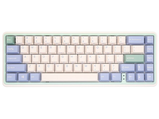 Varmilo Varmilo 67 Minilo Eucalyptus ANSI Hot-Swap Mechanical Keyboard ...