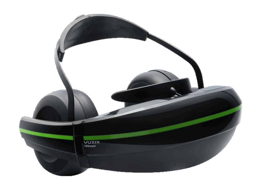VuzixのHDMI接続ヘッドマウントディスプレイ「iWearビデオ VuzixのHDMI接続ヘッドマウントディスプレイ「iWearビデオ