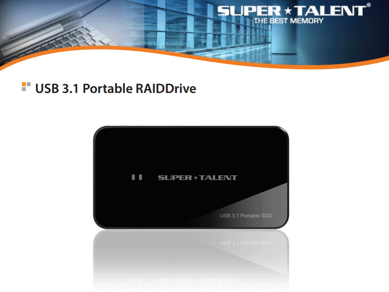 外付けでリード最大750MB/sec、USB 3.1 Gen2接続対応RAID動作のSSD「USB3.1 Portable RAIDDrive ...