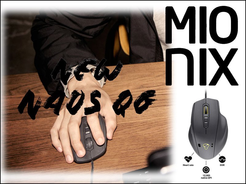 プレイヤーの様々な動作や心拍数をモニターできる次世代のゲーミングマウス「Mionix NAOS QG」が発売 | Ark Tech and ...