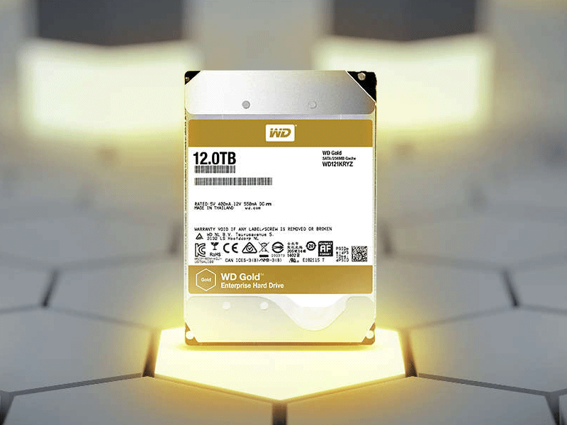データセンター向けウエスタンデジタルHDD WD Goldシリーズに12TBモデル「WD121KRYZ」 | Ark Tech and ...