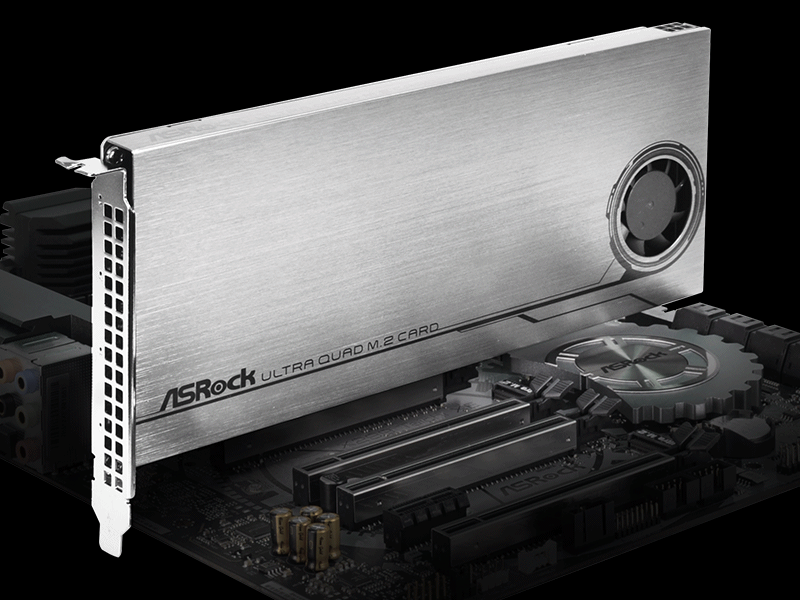 ASRockから4台のM.2 NVMeが増設可能なSSD拡張カード「ASRock Ultra Quad M.2 Card」 | Ark ...