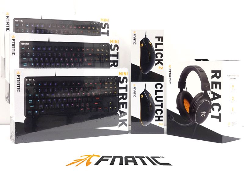 人気のe-Sportsプロチームがプロデュースした「Fnatic Gear」からキーボード、マウス、ヘッドセットなどゲーミングデバイス計6 ...