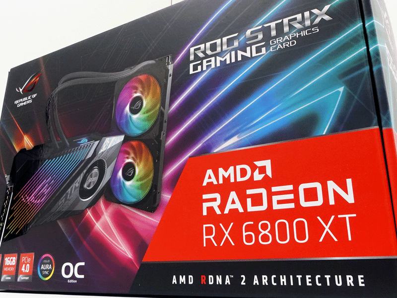 ASUS ROX STRIXブランドから簡易水冷ユニットのRX6800 XT搭載カード「ROG-STRIX-LC-RX6800XT-O16G ...