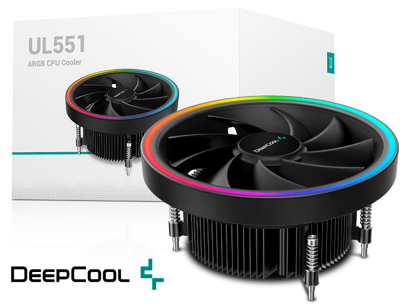DEEPCOOLから136mmRGBファン採用のトップフローCPUクーラーのインテル向け「UL551」とAMD向け「UD551」が登場 ...