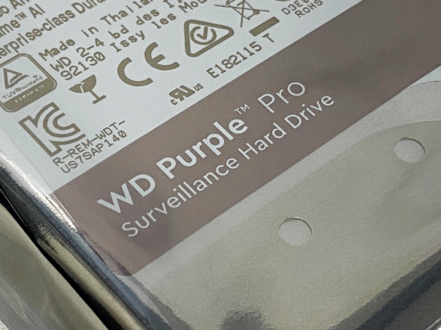 24時間365日稼働前提、監視カメラ向けウエスタンデジタルHDD WD Purple Proシリーズの14TB「WD141PURP」と18TB ...