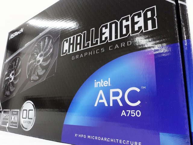 Arc A7シリーズ、intel Arc A750搭載グラフィックスカード「Intel Arc A750 Challenger D 8GB ...