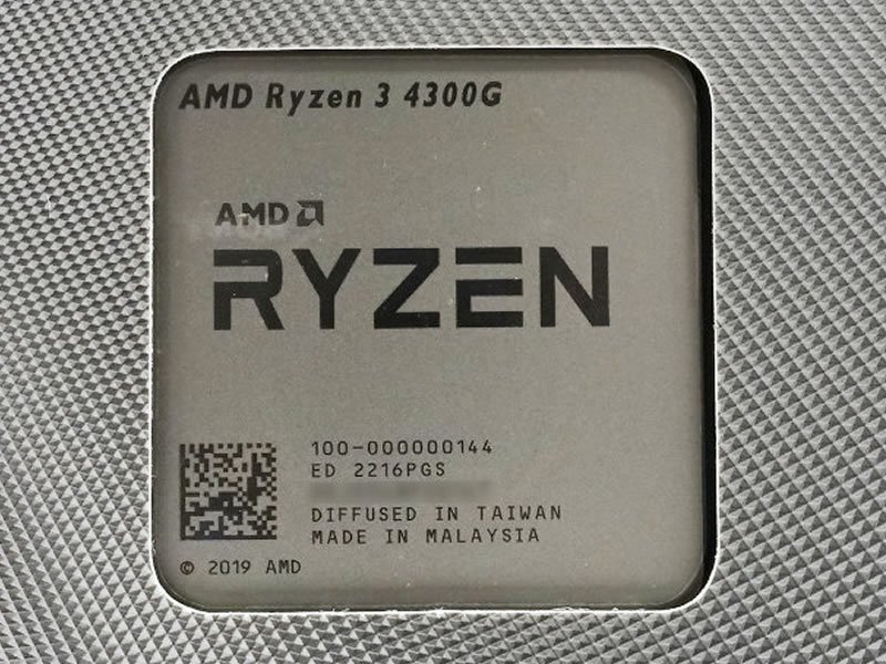 ローエンドAPU、Radeonグラフィックス内蔵の低価格ソケットAM4対応プロセッサー「Ryzen 3 4300G BOX」販売開始 ...