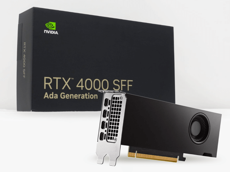 NVIDIA、Ada Lovelace世代のロープロファイル4画面出力対応プロ向けグラフィックスカード「NVIDIA RTX 4000 SFF Ada Retail」登場 | Ark Tech ...