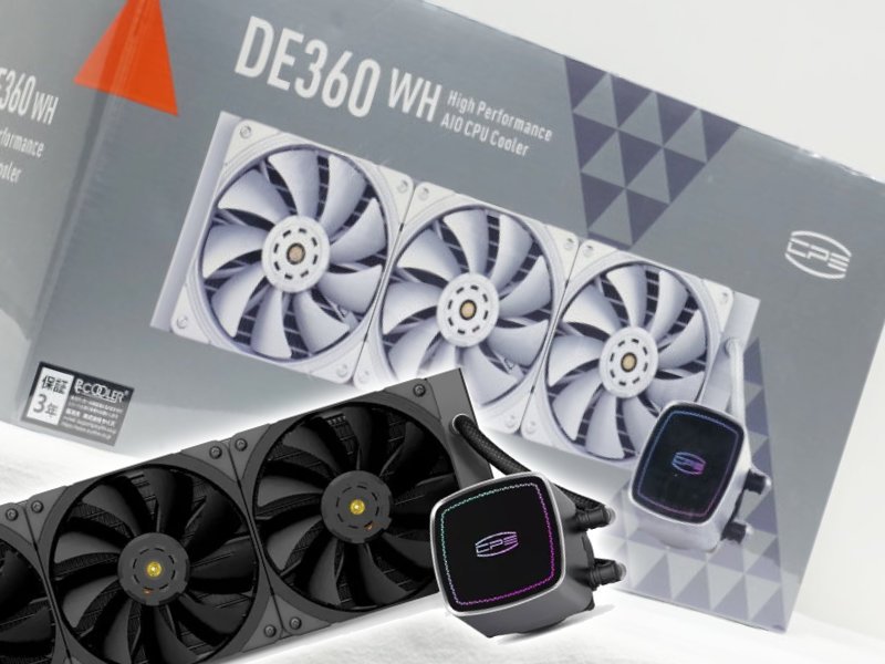 PC COOLERから、3連ファンAIO水冷CPUクーラー「CPS DE360」が登場 | Ark Tech and Market News Vol.3004492