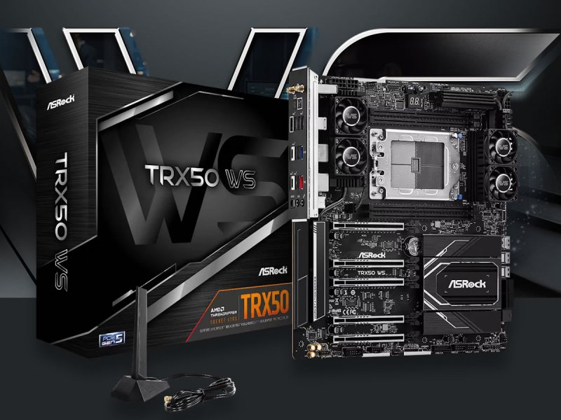 Socket sTR5対応 AMD TRX50チップセット搭載E-ATXマザーボード「TRX50 WS」 | Ark Tech and ...