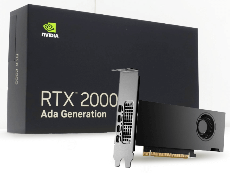 NVIDIA、Ada Lovelace世代のロープロファイル4画面出力対応プロ向けグラフィックスカード「NVIDIA RTX 2000 Ada Retail」登場 | Ark Tech and ...