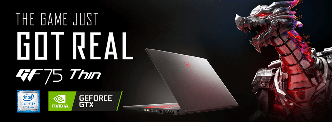 MSI MSI ゲーミングノート 【販売終了】GF75 Thin 9SC GF75-9SC-062JP 第9世代インテル Core i7 ...