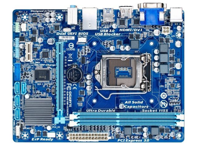GIGABYTE GA-H61M-USB3H インテル 6シリーズ LGA1155対応 intel H61チップセット搭載MicroATX ...