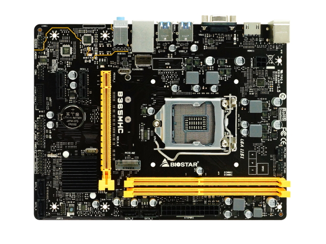 BIOSTAR B365MHC インテル 300シリーズ LGA1151対応 intel B365チップセット搭載MicroATXマザーボード ...