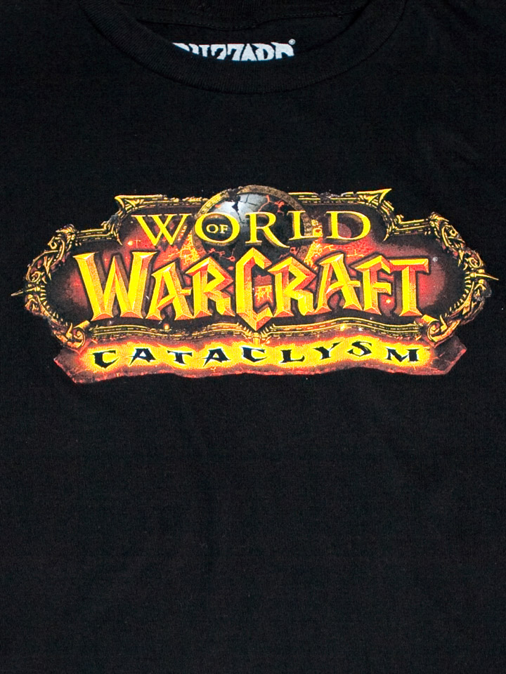 J!NX World of Warcraft Cataclysm Logo T-Shirt(M-Size) World of Warcraft ...
