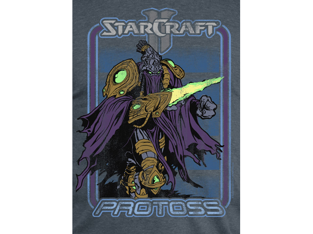 J!NX StarCraftII Retro Protross Premium Tee (L-Size) StarCraftシリーズ スター ...