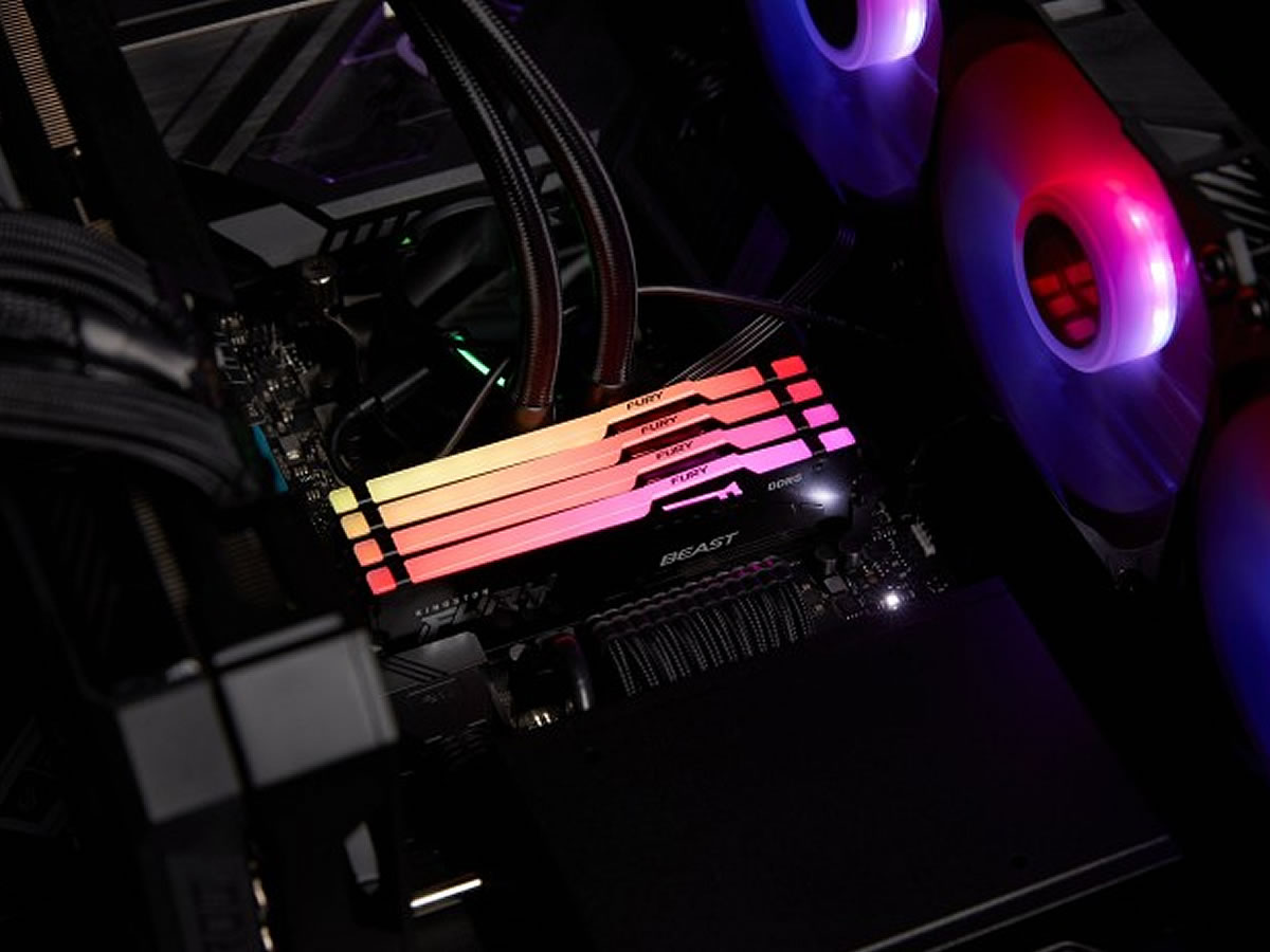 Kingston KF560C40BBAK2-32 FURY Beast DDR5 RGB 288pin DDR5-6000 CL40-40 ...