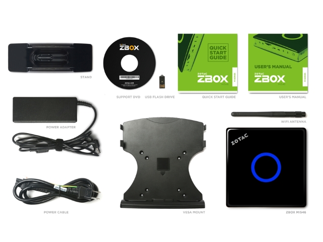 ZOTAC ZBOX MI546 (ZBOX-MI546-J) ZBOX Mseries 第6世代 Intel® Core™ i5-6300U ...