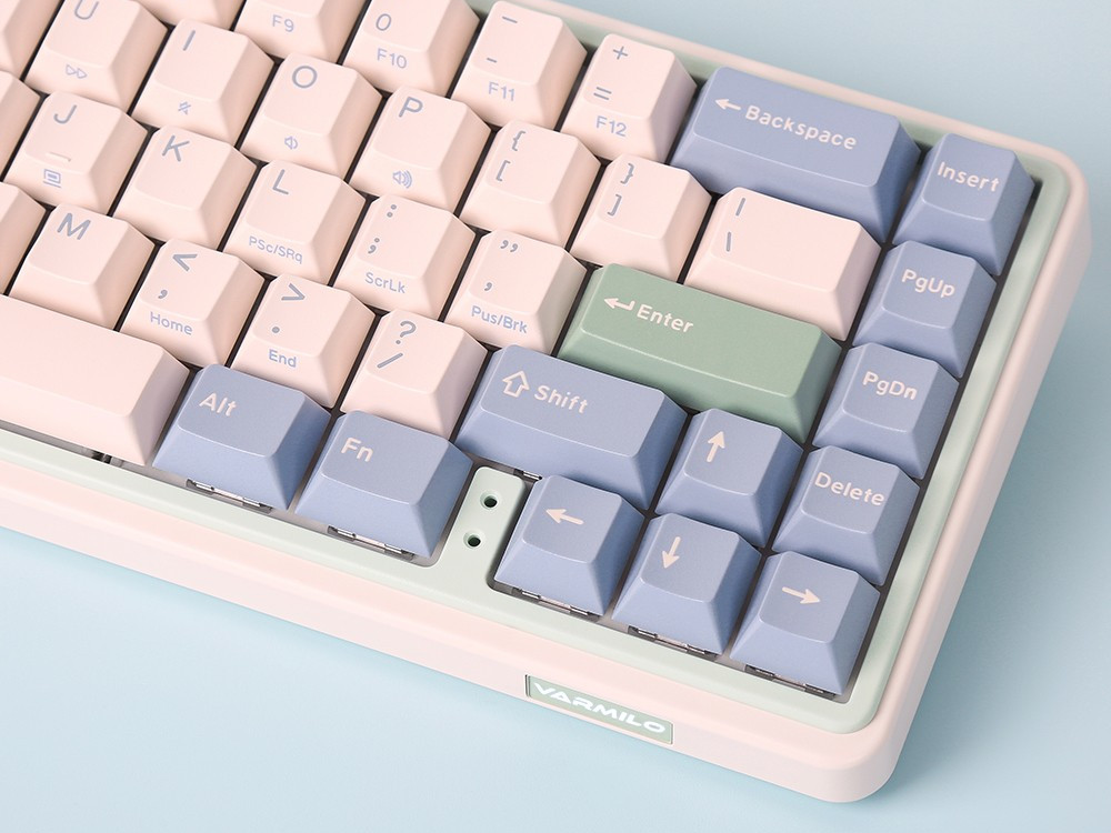 Varmilo Varmilo 67 Minilo Eucalyptus ANSI Hot-Swap Mechanical Keyboard ...
