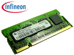 Infineon DDR2 SO-DIMM PC2-4200 512MB Infineon純正品 - 製品詳細 | パソコンSHOPアーク（ark）