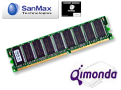 SanMax SanMax SMD-1G48EI-J DDR333 1GB CL2.5 Unbuffered ECC Qimonda ...
