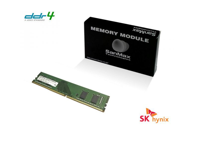 SanMax SMD4-U4G26H-24R SanMax DDR4 288pin DDR4-2400 CL17 4GB 単体 1.2Volt ...