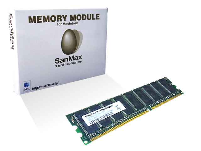 SanMax [Mac]SMM-512E-400 SanMax for MAC 184pin DDR400 512MB CL3 ...