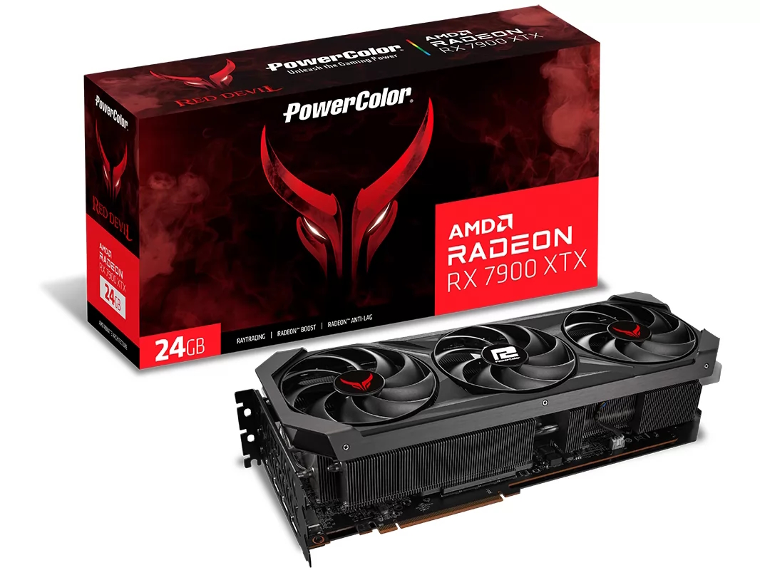 PowerColor Red Devil AMD Radeon RX 7900 XTX 24GB GDDR6 Red Devil RADEON ...