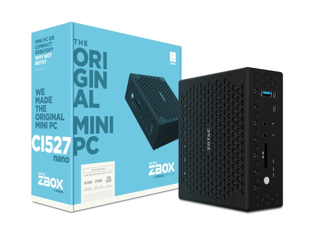 ZOTAC CI527 Nano (ZBOX-CI527NANO-J) ZBOX Cseries Intel Core i3-7100U搭載 ...