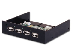 AINEX AINEX HUB-01BK 3.5 3.5inchベイ内蔵USB2.0ハブ 黒 4port - 製品詳細 | パソコンSHOPアーク（ark）