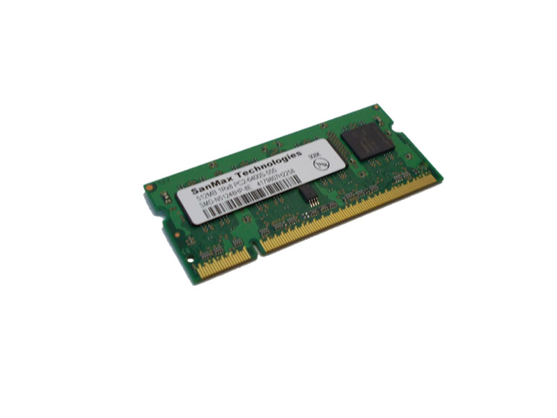 SanMax OUTLET SMD-N51248HP-8E 200pin DDR2-800 S.O.DIMM 512MB CL3 hynix ...