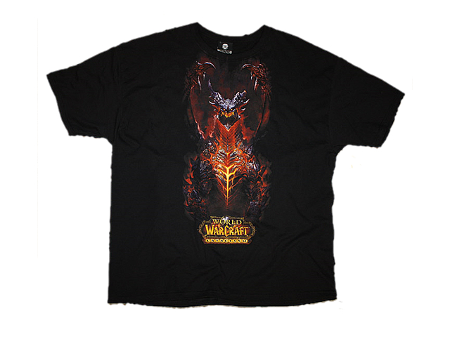 J!NX World of Warcraft Deathwing Chest T-Shirt(S-Size) World of ...