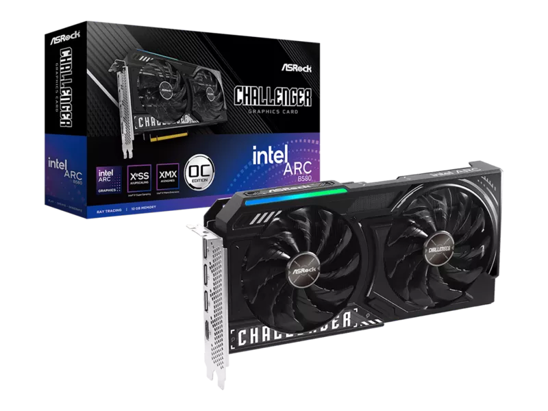 ASRock Intel Arc B580 Challenger 12GB OC Challenger シリーズ Intel Arc B580 ...