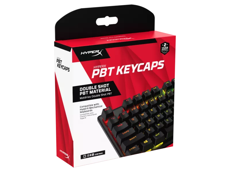 HyperX HyperX PBT Keycaps Full Key Set_Black - JP Layout - 製品詳細 | パソコンSHOPアーク（ark）