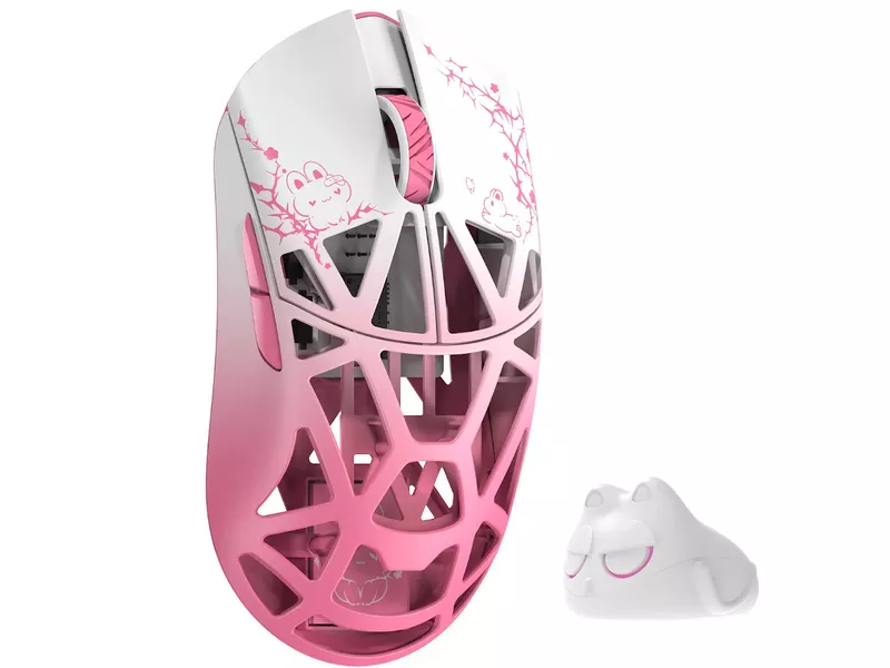 WLMOUSE WLMOUSE Beast X Series Tempered Limited Edition - Pro / Solid sides / Pink Rabbit ...